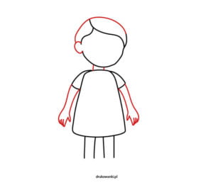 Jak narysować dziewczynkę- instrukcja krok po kroku